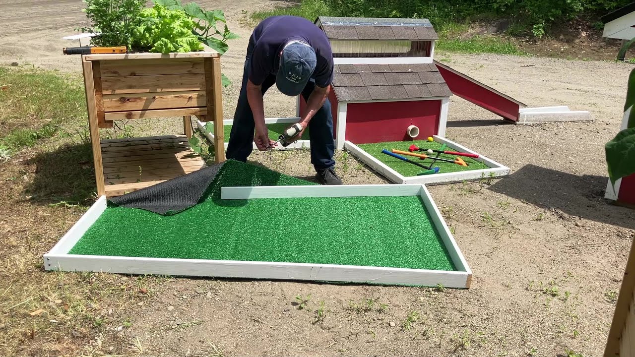 Finally!  Back to Making Mini Golf Course...Hole 3