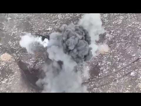 Russian BMP Takes Direct Hit & Infantry Bail