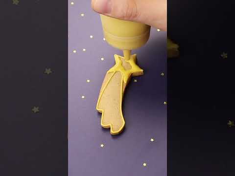 Shooting Star Biscuit Icing | Hand-Iced Cookies #icingcookies #decoratingcookies #cookies