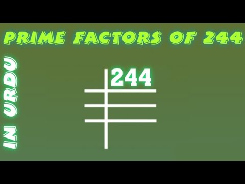 Prime Factors of 244 - Prime Factorization