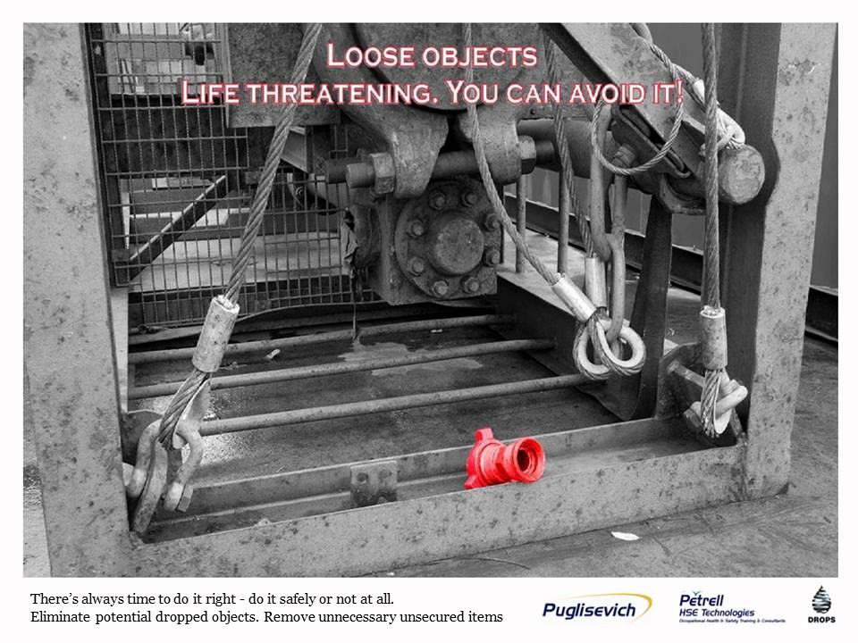 DROPS (Dropped Objects Prevention Scheme)