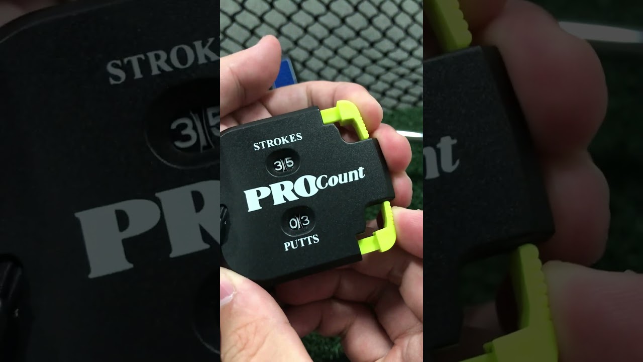 Golf Score Counter with Reset Tool and Key Chain.  #golfaccessories #arttodogolf