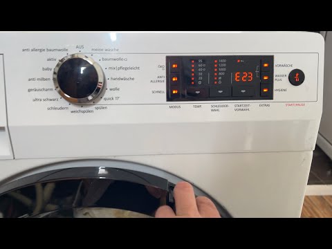 Easy fix Gorenje error E23 in washing machine / waschmaschine doorlock not open