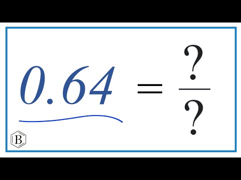 0.64 as a Fraction (simplified form)