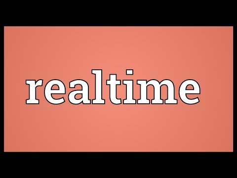 Realtime Meaning