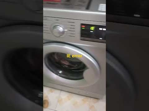 LG IE ERROR CODE.....low or inadequate water