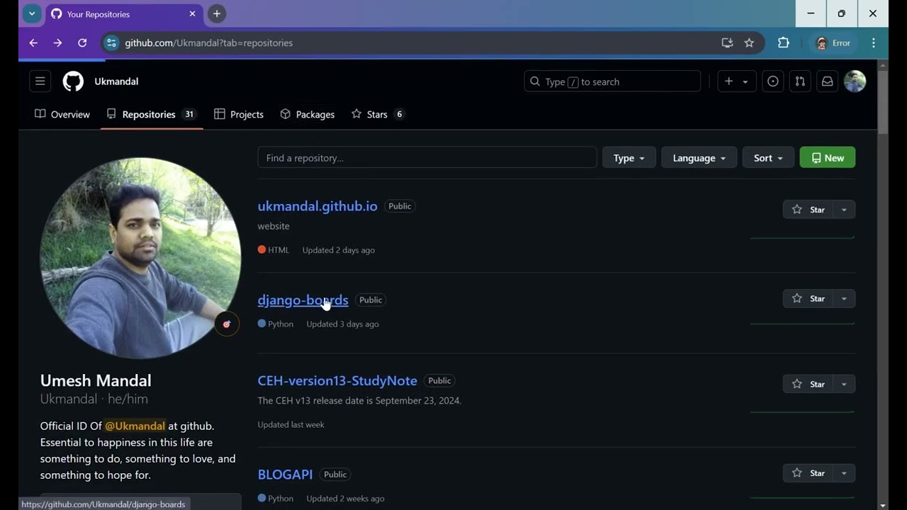 Django Project - Board08  GitHub  Update
