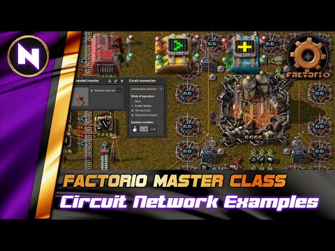 Examples of CIRCUIT NETWORK in Action | Factorio Tutorial/Guide/How-to