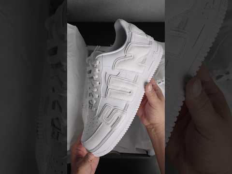 Unbox CPFM x AF1 “All White” #shorts