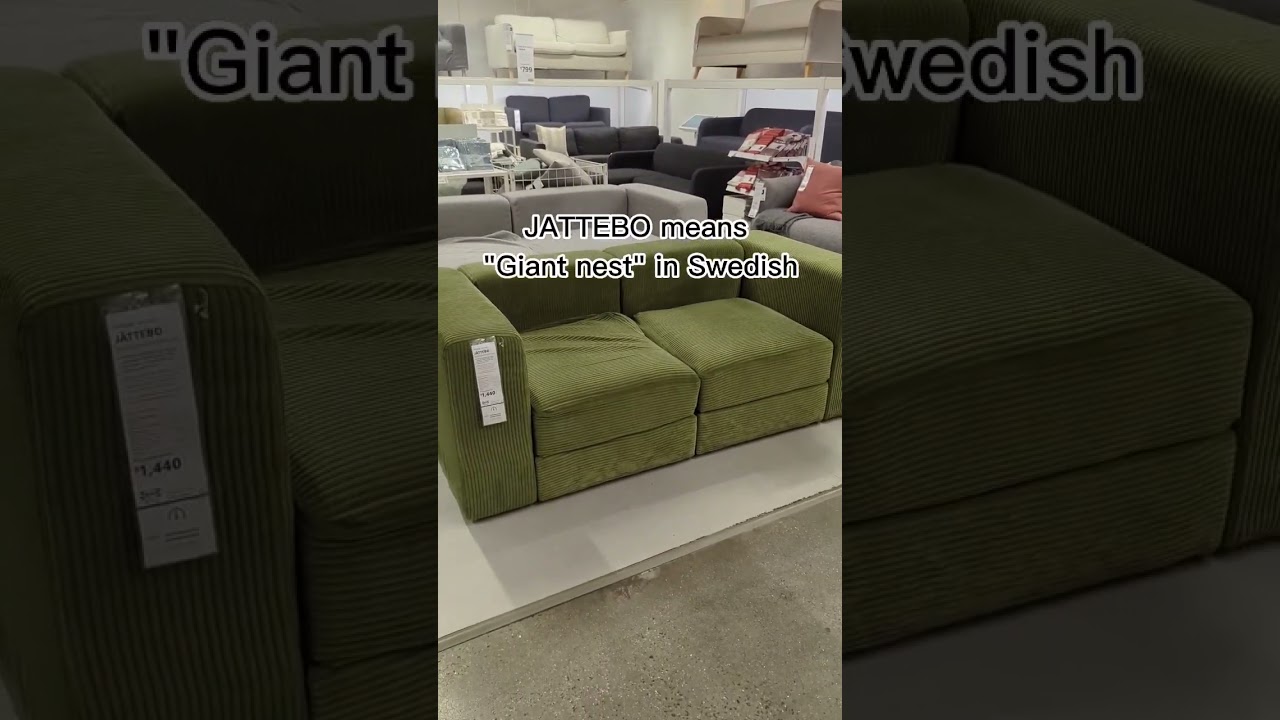 Ikea Inflation is BACK with this super EXPENSIVE GREEN CORDUROY JATTEBO. #ikea