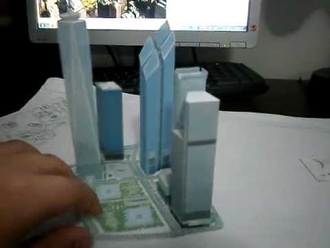 My New World Trade Center paper model