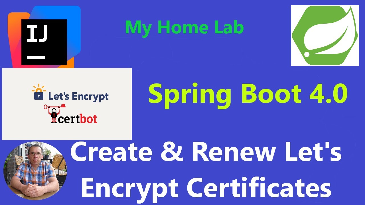 Spring Boot - Create & Auto Renew Let's Encrypt Certificates with Certbot.