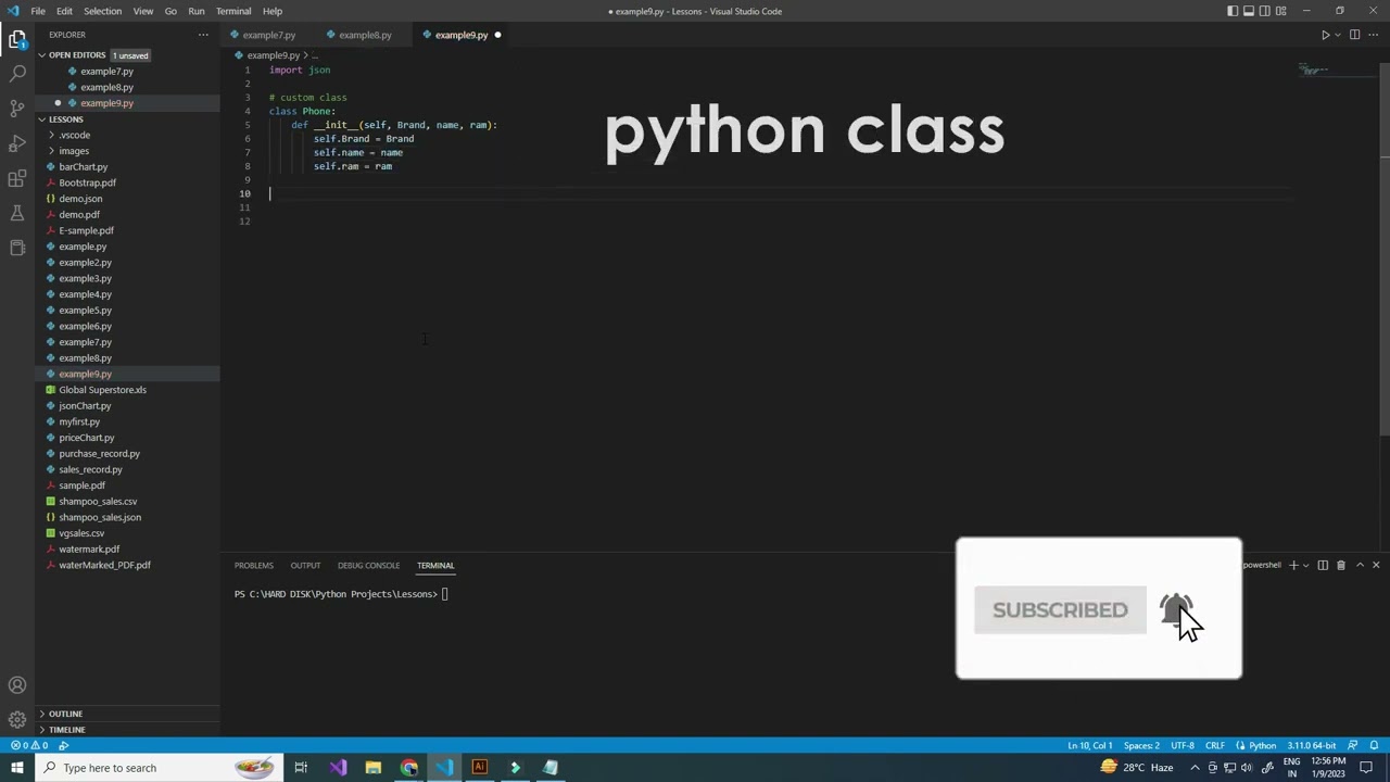How to convert python object to JSON string?