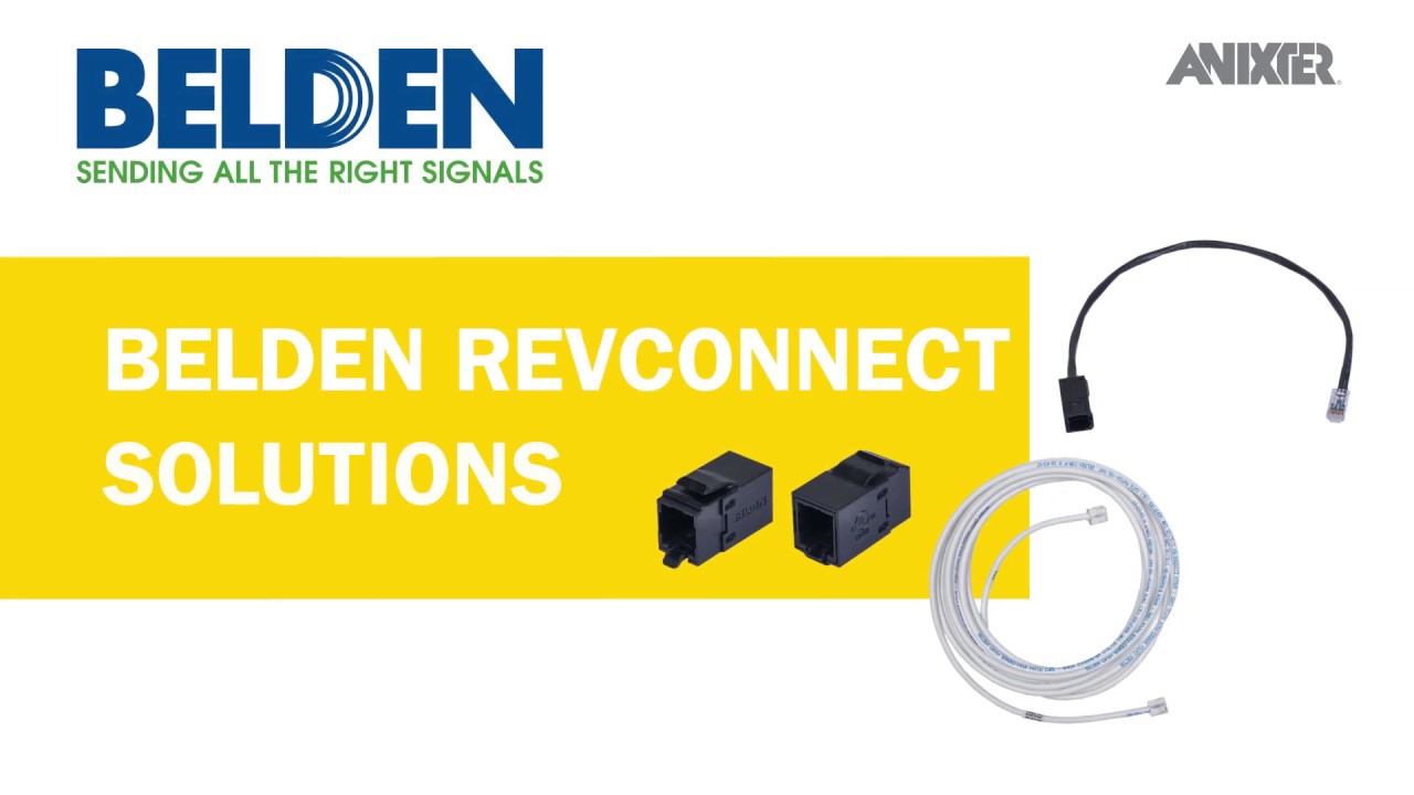Belden RevConnect Solutions - Anixter Featured Solutions