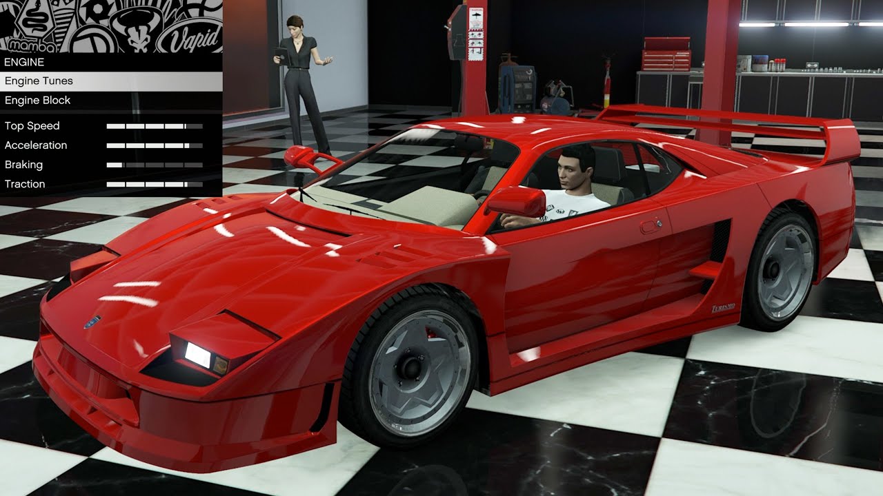 GTA 5 - Past DLC Vehicle Customization - Grotti Turismo Classic (HSW) (Ferrari F40)