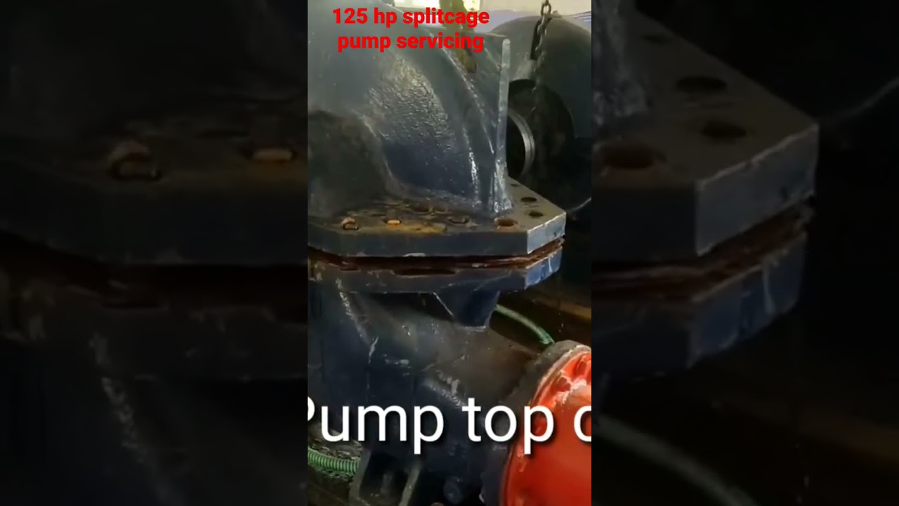 125 hp splitcage pump servicing