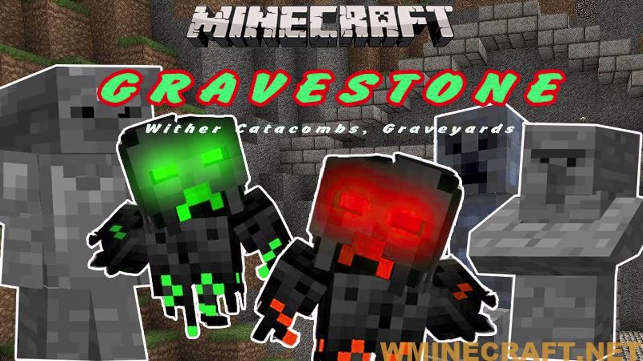 Tutorial download and install Gravestones Mod for Minecraft 2021