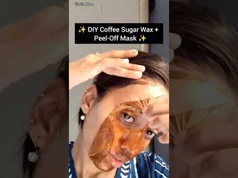 Coffee sugar face mask 💯✨#skincare #ytshorts #shortsfeed #trendinghacks
