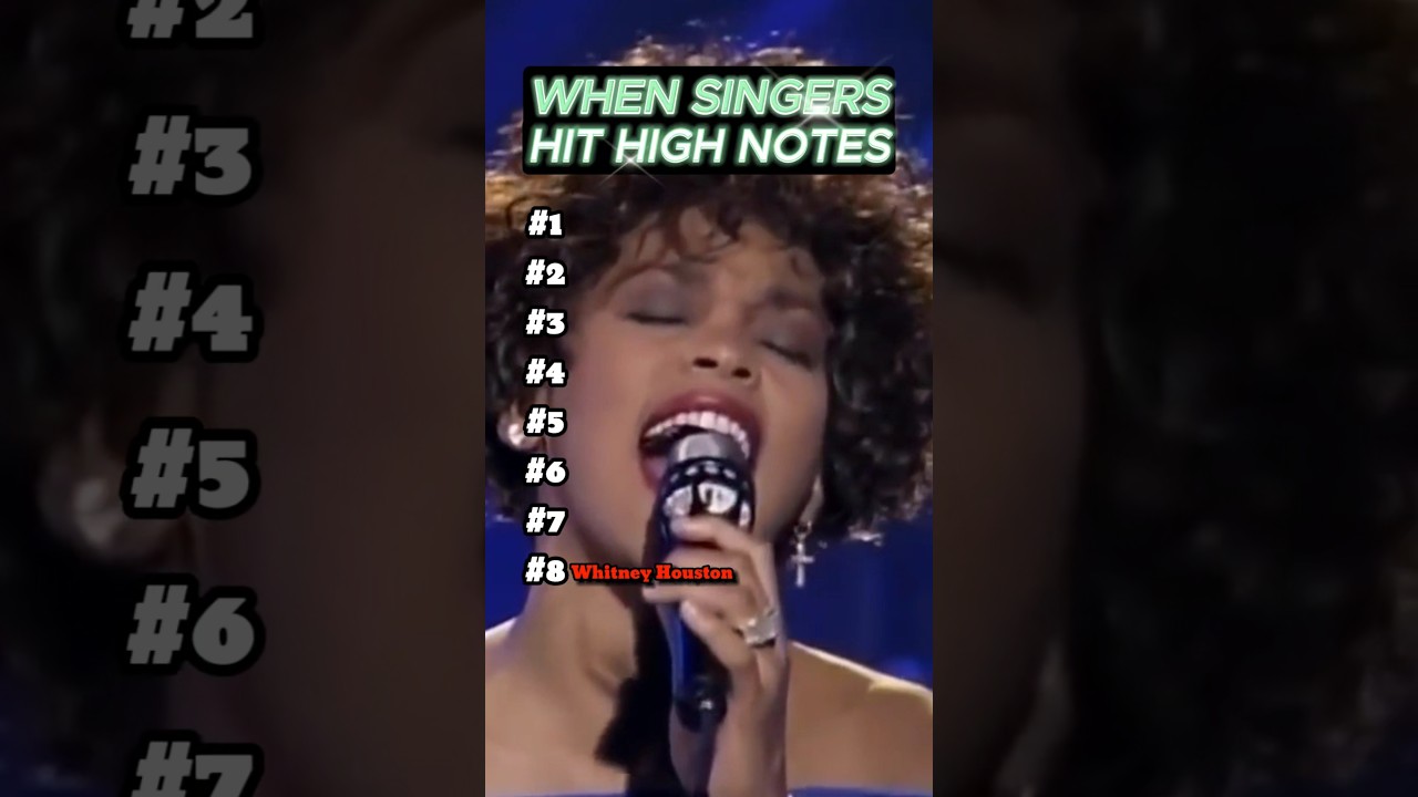 When artists hit high notes #singers #singing #beyonce #MariahCarey