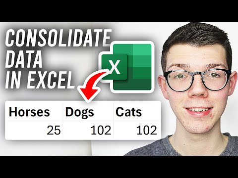 How To Consolidate Data In Excel (Consolidate Function) - Full Guide