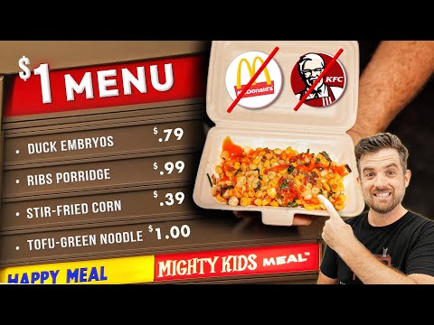 Street Food Dollar Menu - 10 Dishes For $1 in Saigon, Vietnam