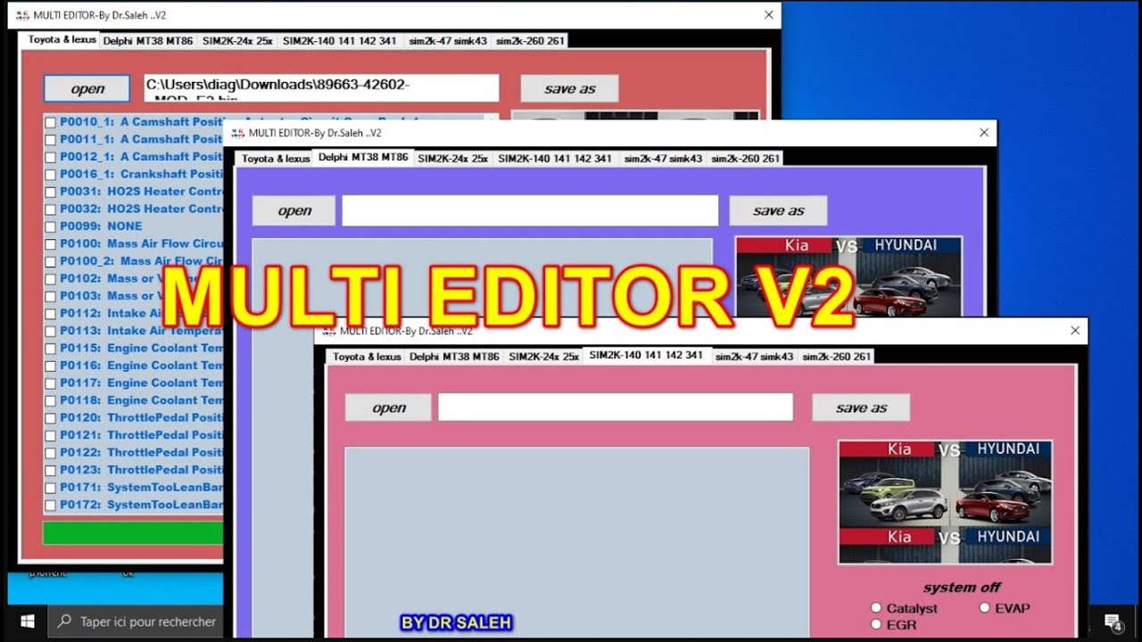 MULTI EDITOR V2-  EGR DPF IMMO OFF NSTALLER WITH KEYGEN