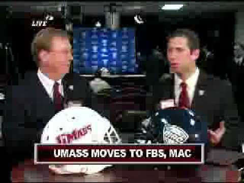 UMass Football Press Conference On Move To FBS And The MAC Conference