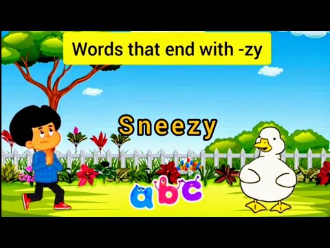 Fun With English: Words That End With -zy