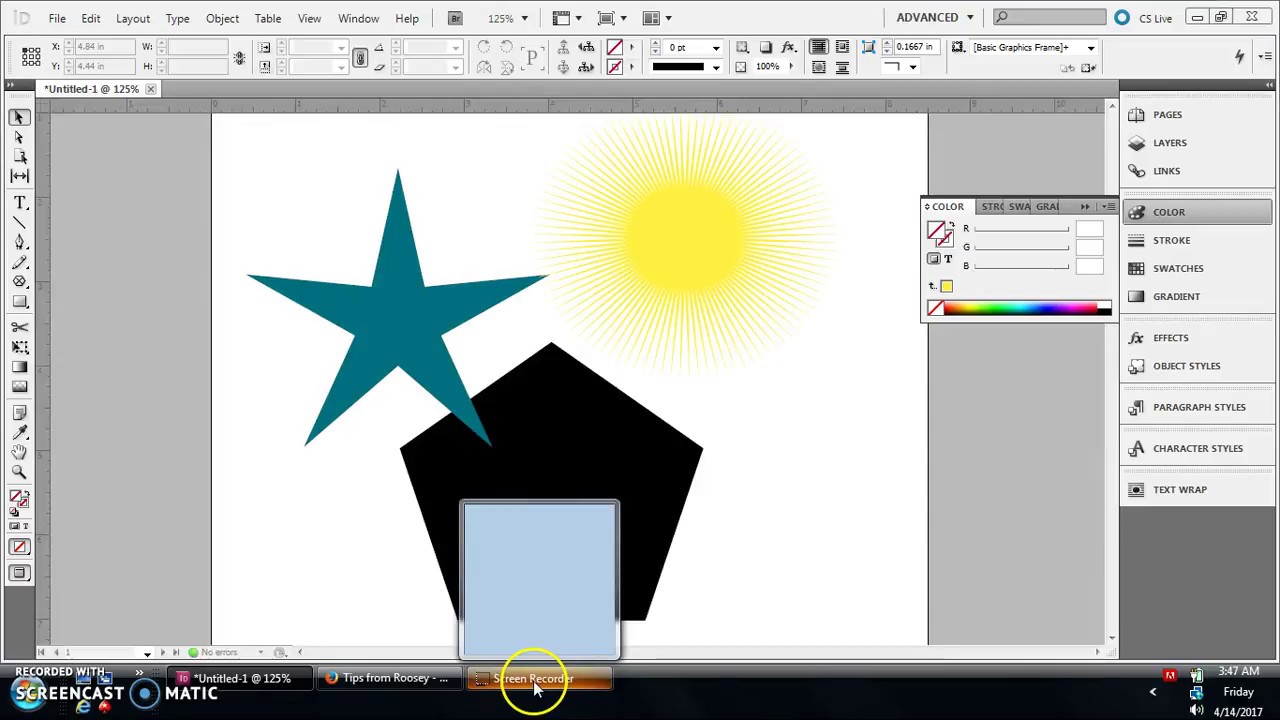 InDesign Tutorial: How to create stars, polygons