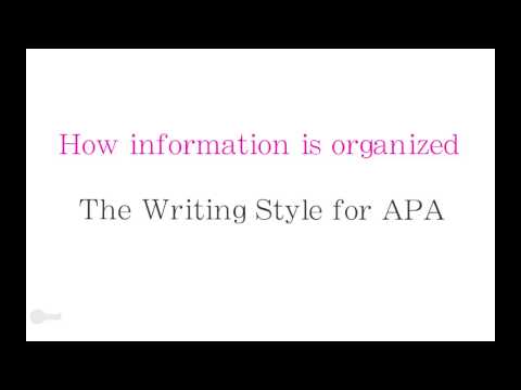 What is APA Style?
