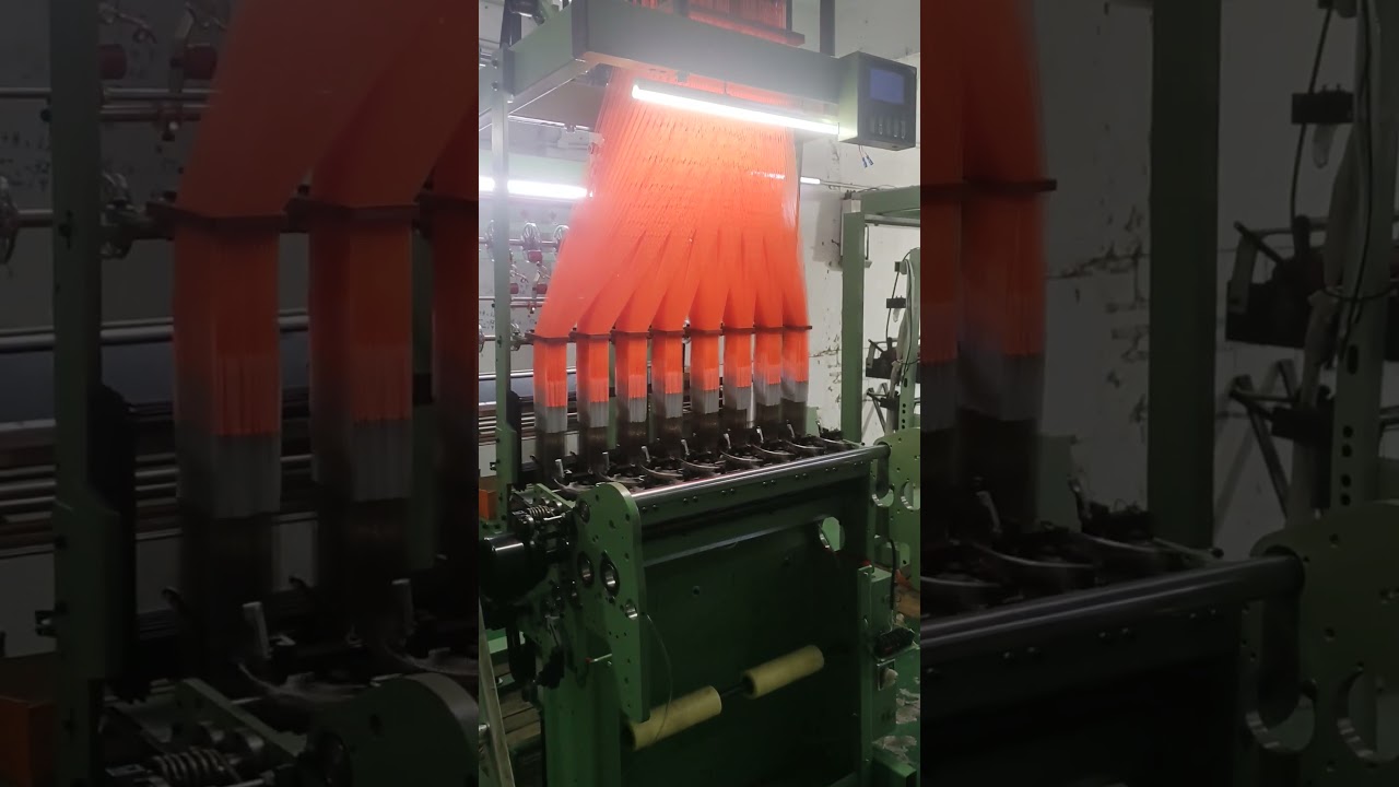 how a Jackard loom make ribbon and elastic