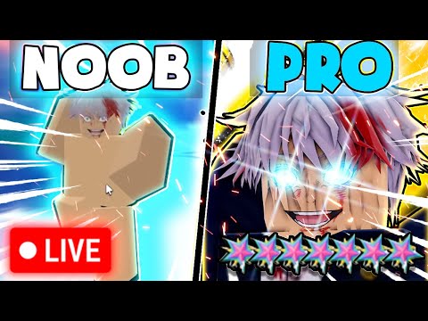 🔴 EVOLVING NEW FEATURED GOJO UNIT NOOB TO PRO SIX EYE RAIDS