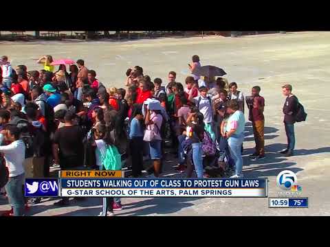 School walkout held at G-Star School of the Arts