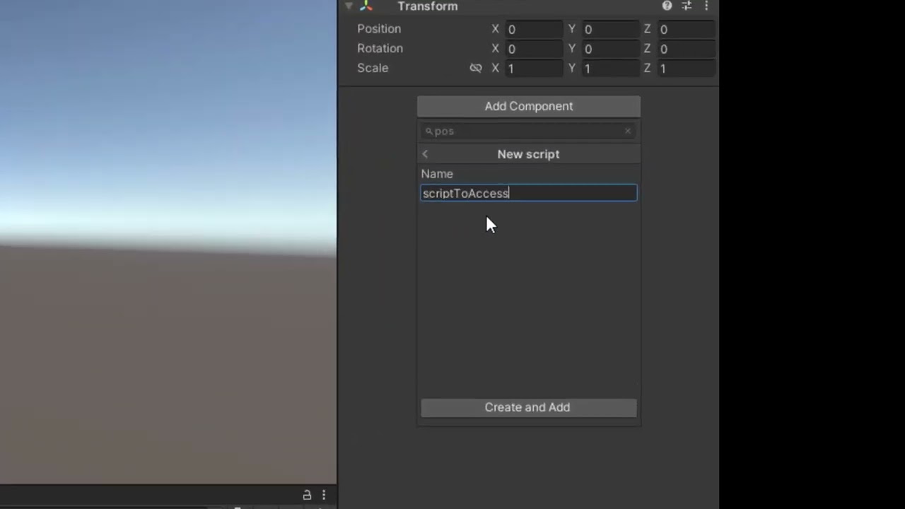 How to acces a variable from another script in Unity  // tutorial #1