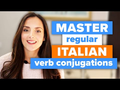 Master Regular Italian Verb Conjugations (present tense)