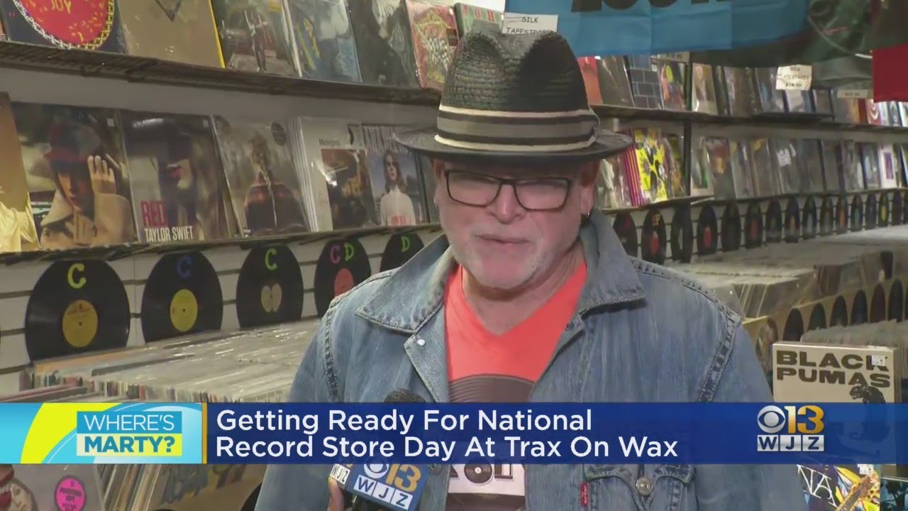 Where's Amy?  Getting ready for National Record Store Day at Trax on Wax