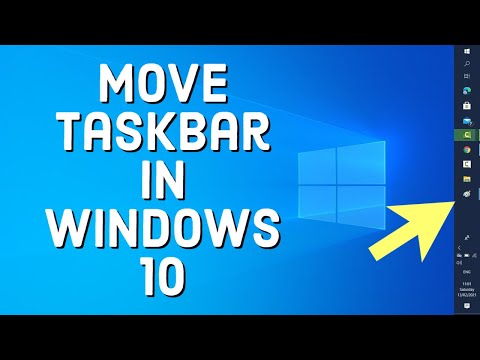 How to Move Taskbar in Windows 10