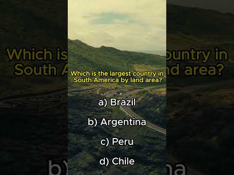 Which is the largest country in South America by land area?#shorts