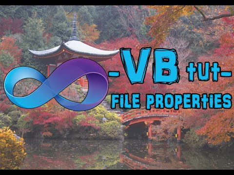 Visual Basic 2010/2008 Tutorial - How to get attributes (properties) of any file [HD] [#19]