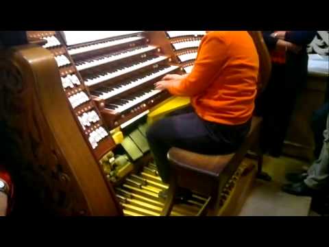 Toccata and Fugue in D minor, J.S. Bach - Amazing Live Play - Passau Domorgel