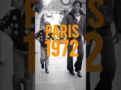 Alain DELON & Anthony DELON. Paris 1972. Tribute.