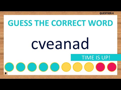 [Scrambled Word Game] Can You Unscramble These Words? 7 Letters