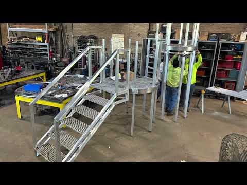 Modular aluminum platform