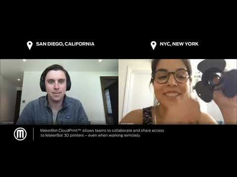 MakerBot Chats [ep 16] ALL NEW MakerBot CloudPrint™!