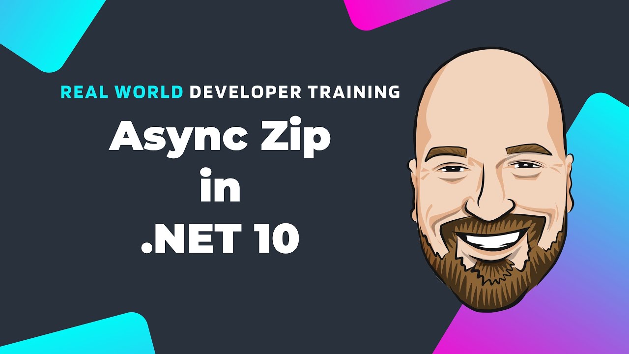 Async Zip in .NET 10 - One Line Create or Extract And More
