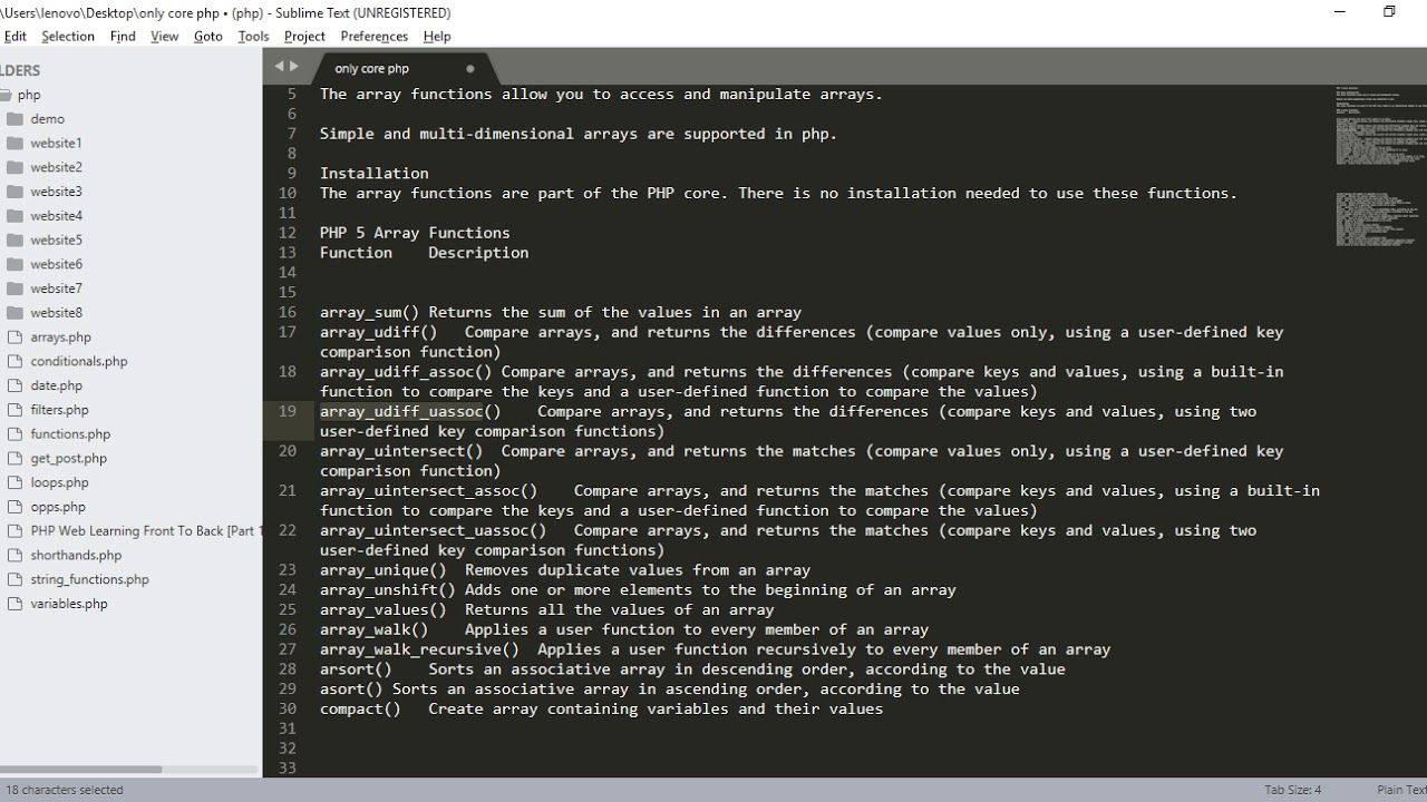 Array  Functions in PHP 5  [Part 3]