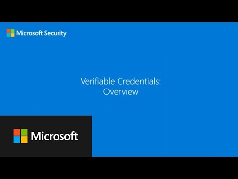 Verifiable Credentials: Overview
