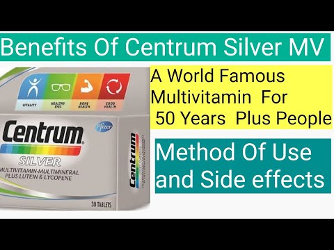 Centrum Silver Multivitamin For 50 Plus People Full Review | DrKashif-Light