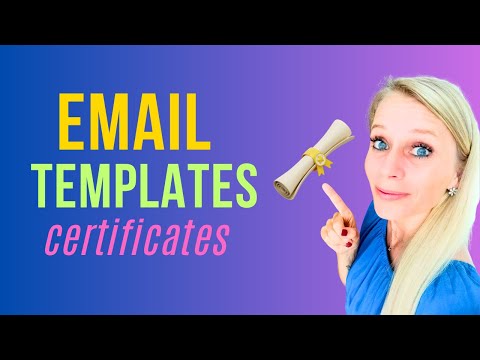 Create Custom Email Templates For Certificates #crmforcoaches #crmsolutions