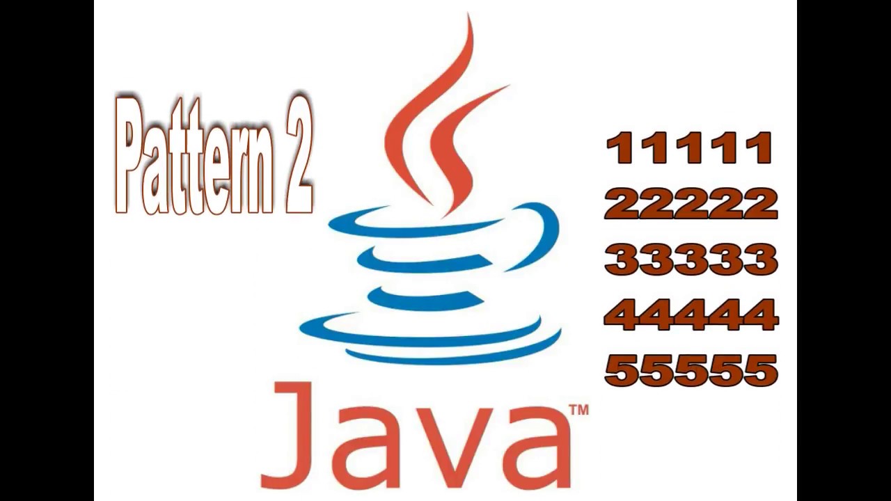 java tutorial for beginners//Java pattern print 2
